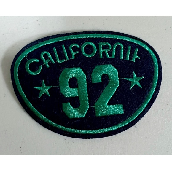 Other | Green California 92 Star Stars Circular Ironon Sewon Patch For ...